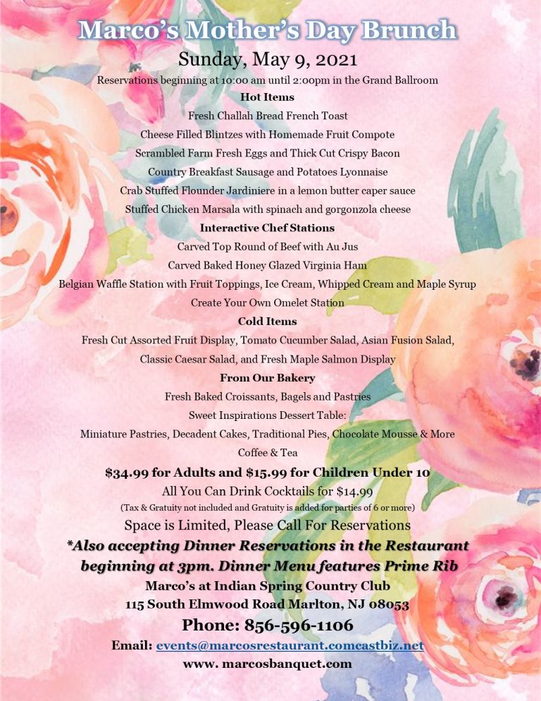 Marco's Restaurant & Events – Marco's Restaurant & Events